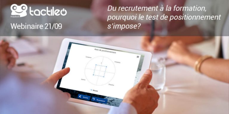 Le test de positionnement, de la formation au recrutement, pourquoi s ...